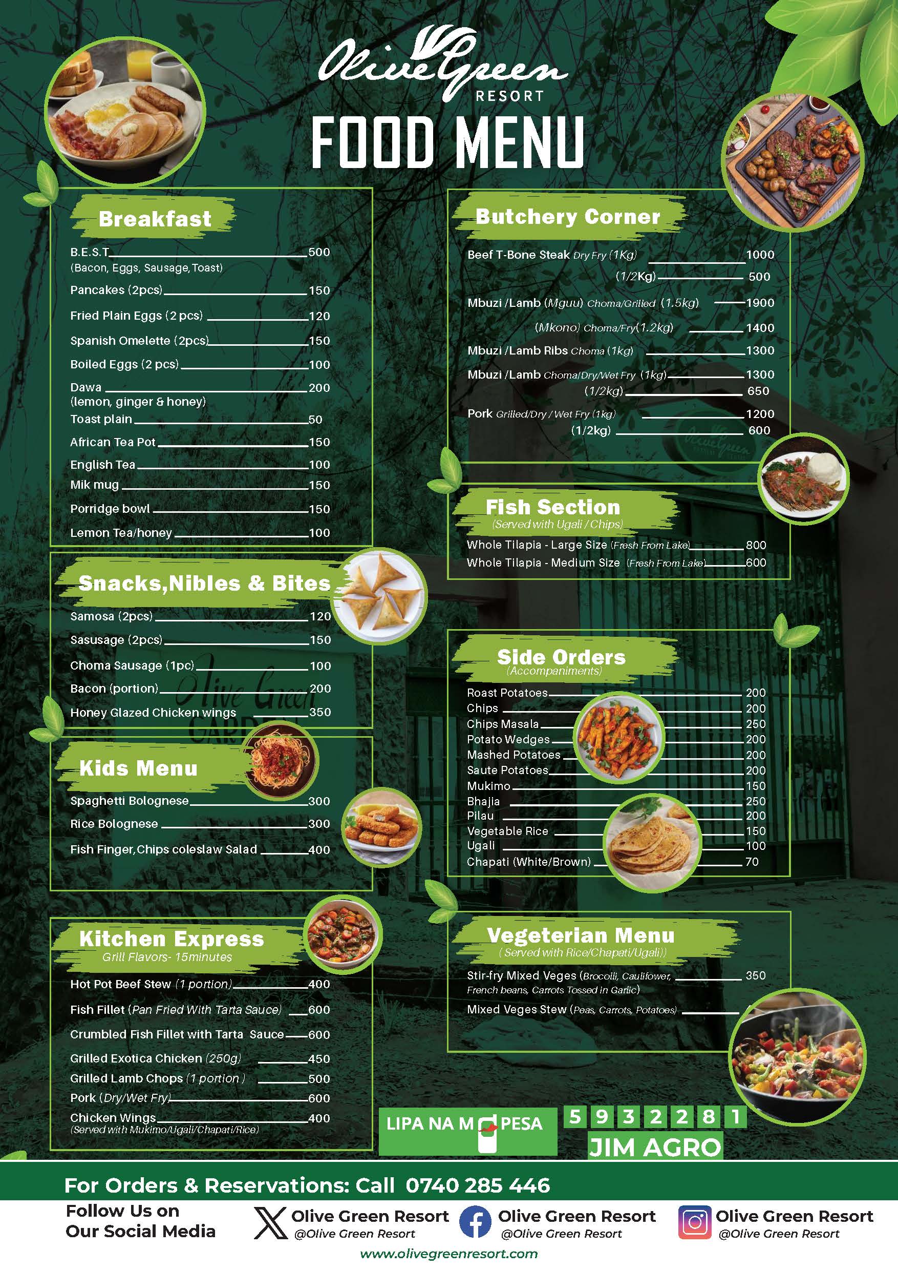 Olive Green Resort Ruiru Facilities & Services | Best Prices